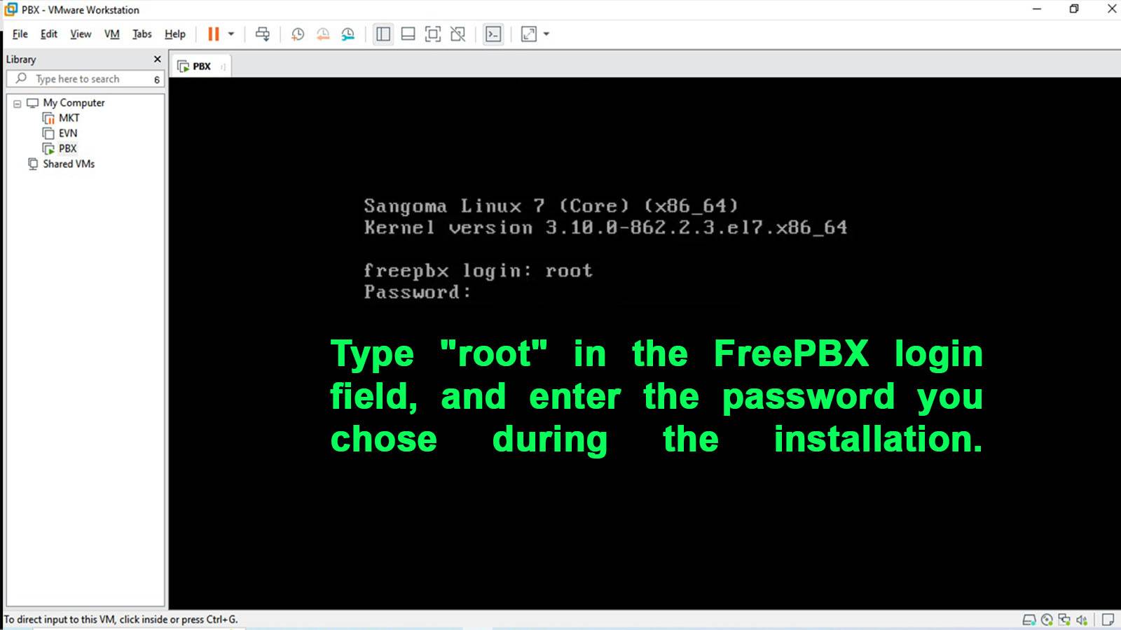 How to FreePBX install on VMware | Krishno Biswas
