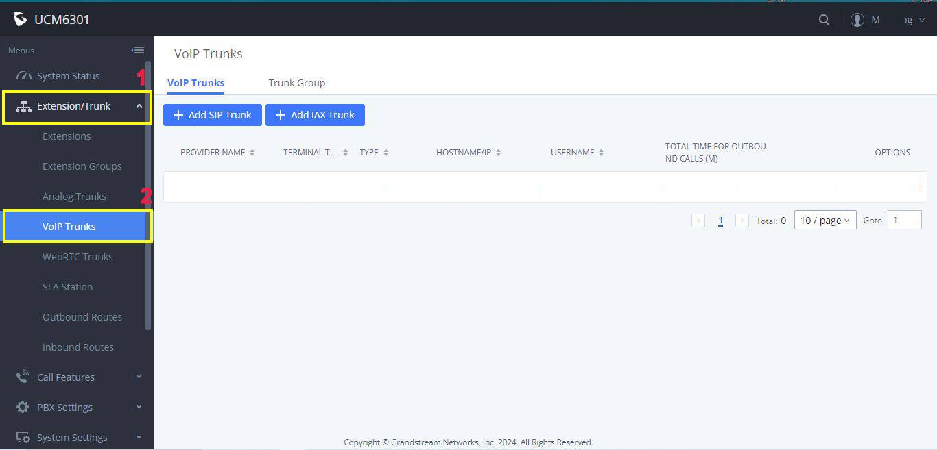 Setup Grandstream SIP Trunk | Krishno Biswas